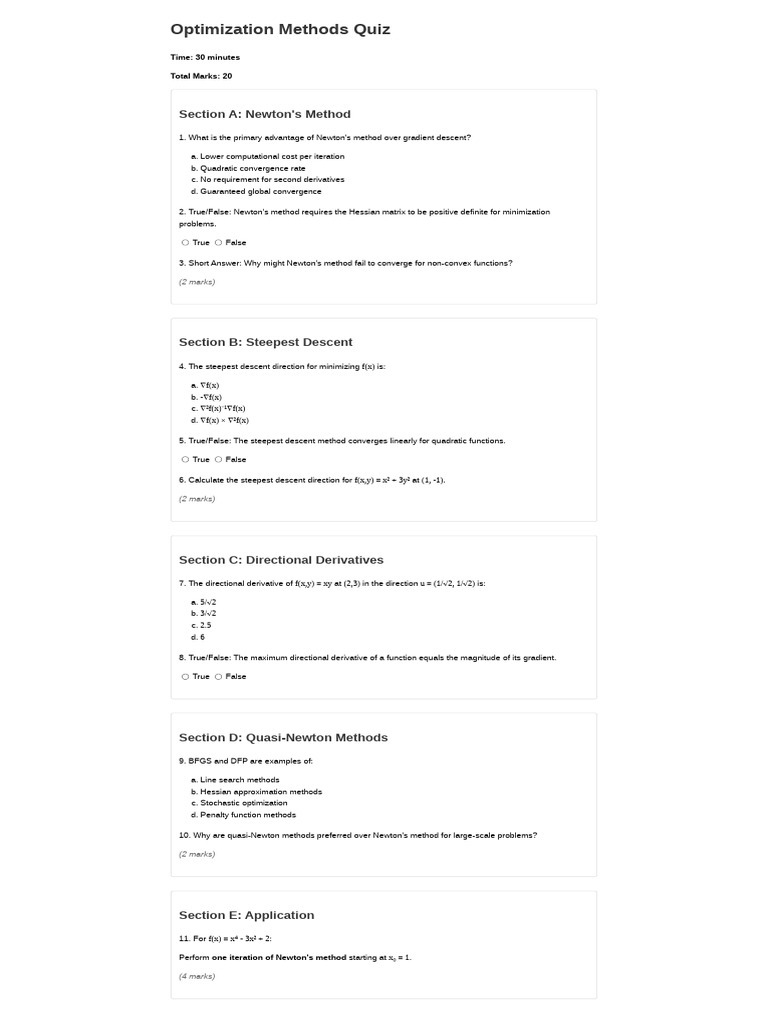 ODS_Model_quiz | PDF