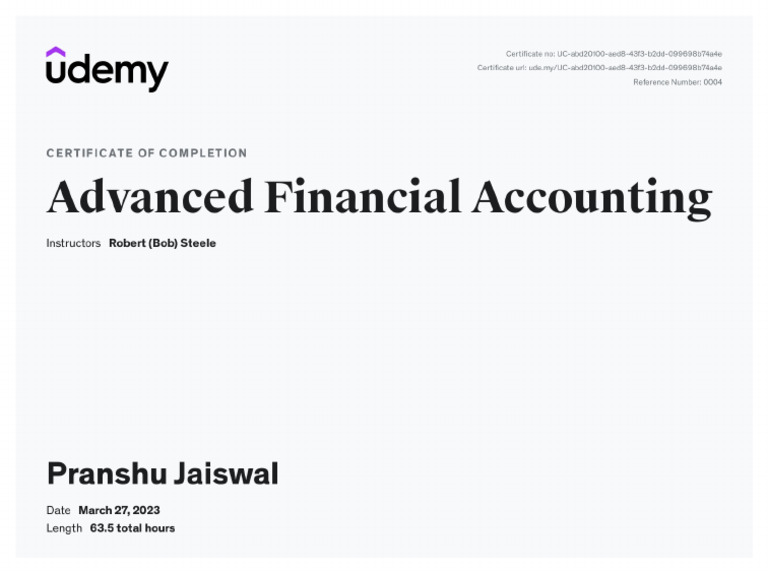 Advanced Financial Accounting | PDF Advanced Financial Accounting | PDF