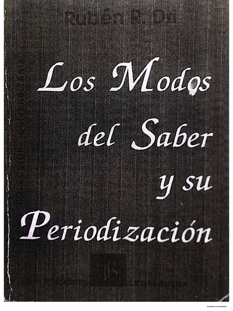 Dri Los Modos de Saber | PDF