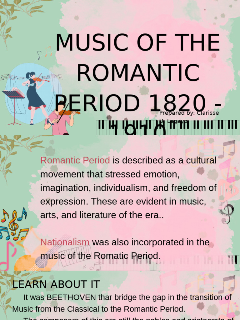 Music of the Romantic Period 1890 1910 2 (2) | PDF | Frédéric Chopin ...