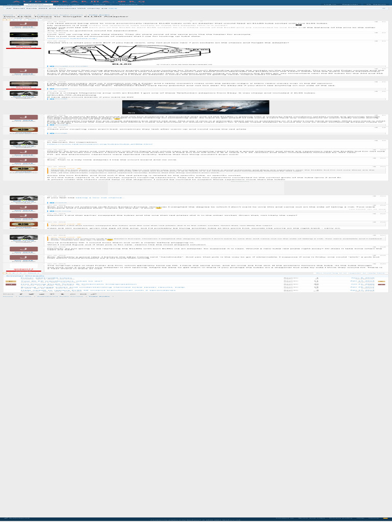 Two EL95 Tubes To Single ELL80 Adapter - Audiokarma Home Audio Stereo Discussion Forums | PDF ...