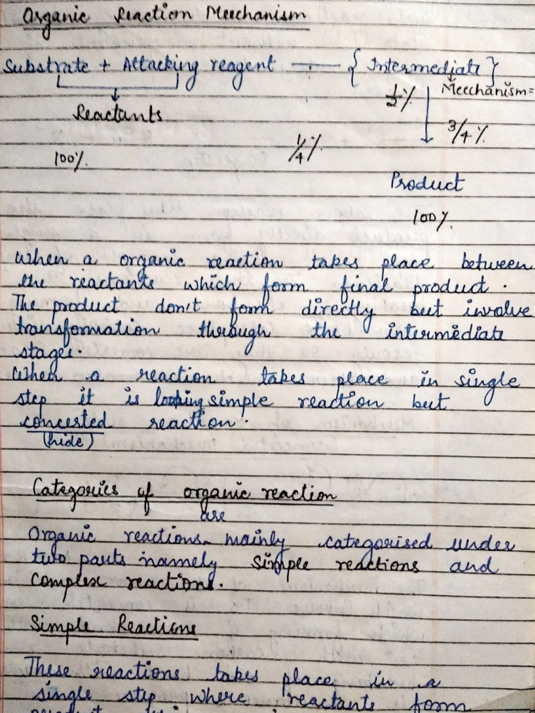 Reaction Mechanism or Transition State | PDF