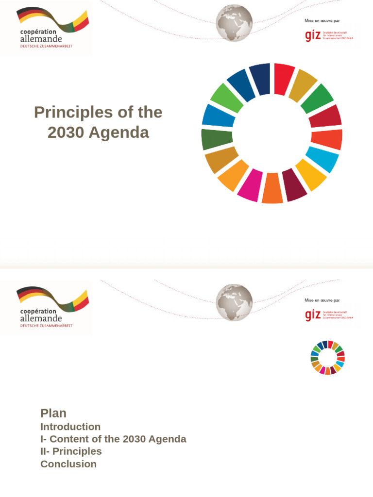 Principles of the 2030 Agenda Explained | PDF | Economies | Natural ...