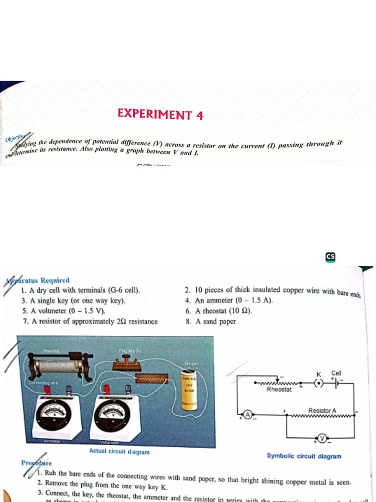 Physics Record Electricity | PDF