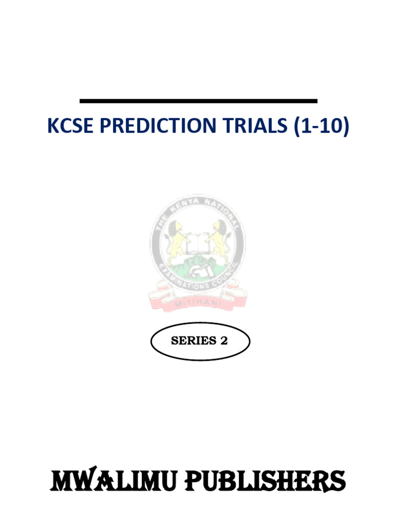 Kcse Chem Prediction s2 | PDF | Chemical Reactions | Acid