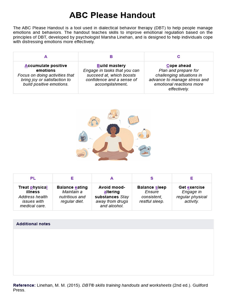 Abc Please DBT Handout PDF | PDF