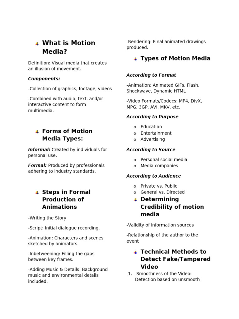Understanding Motion Media Elements | PDF | Video | Codec