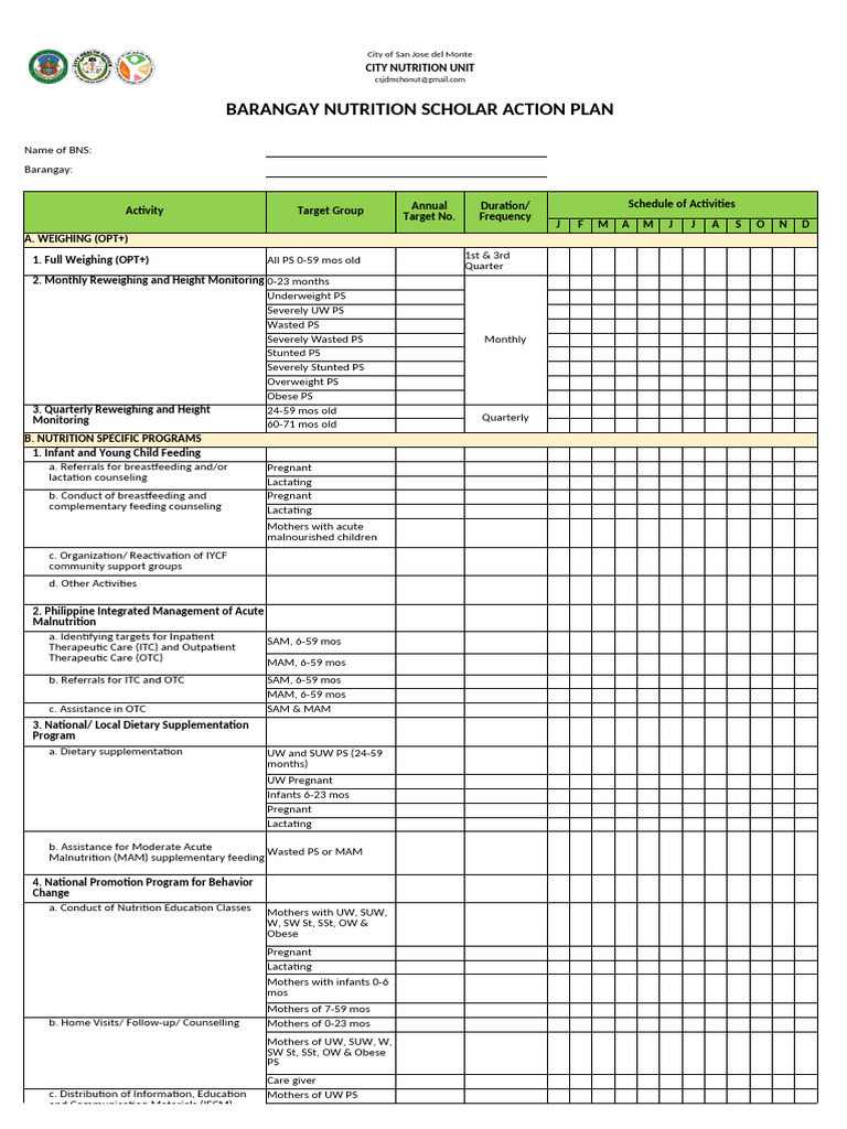 Bns Nutrition Action Plan AR | PDF | Malnutrition | Dietary Supplements