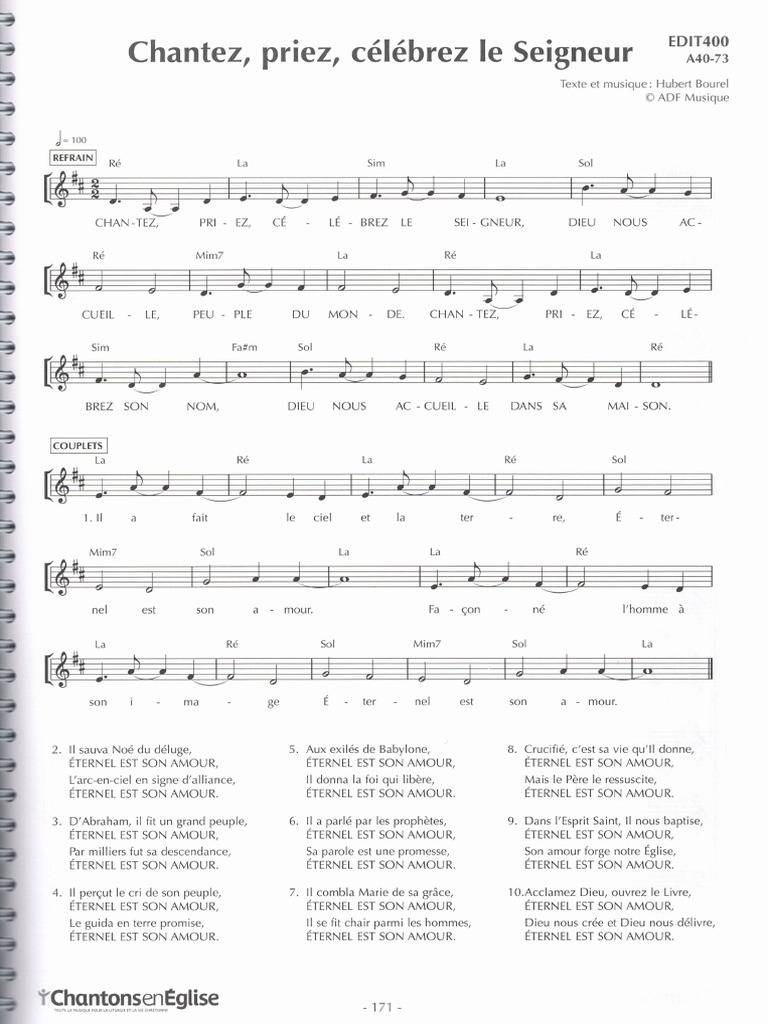 Chantez Priez Célébrez | PDF