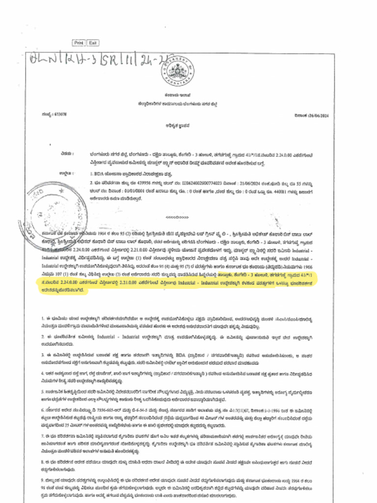 Conversion Order SY NO 411 | PDF