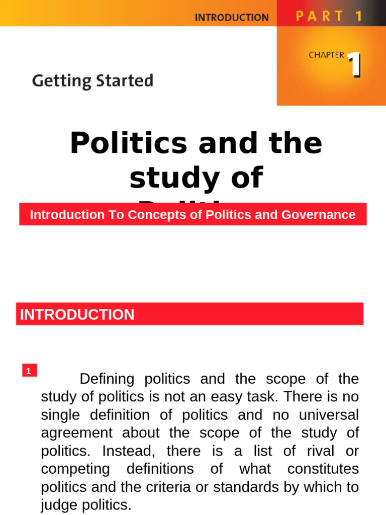 Politics and Governance Module 1 | PDF | Governance | Society