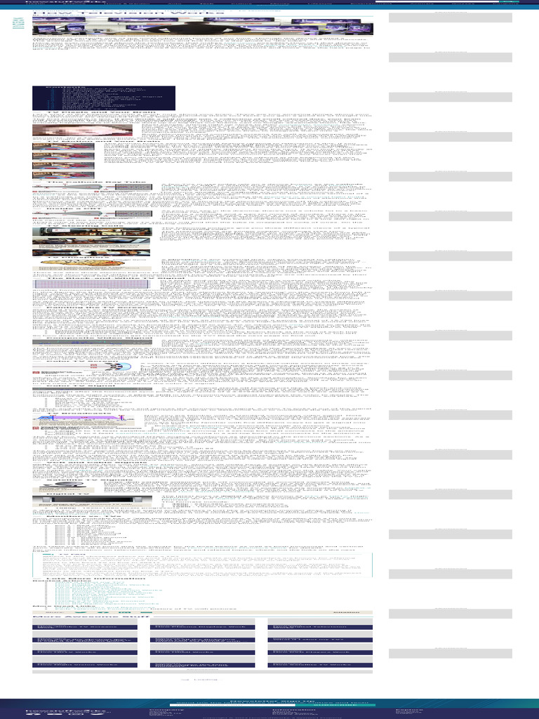 How Television Works - HowStuffWorks | PDF | Television | Digital ...