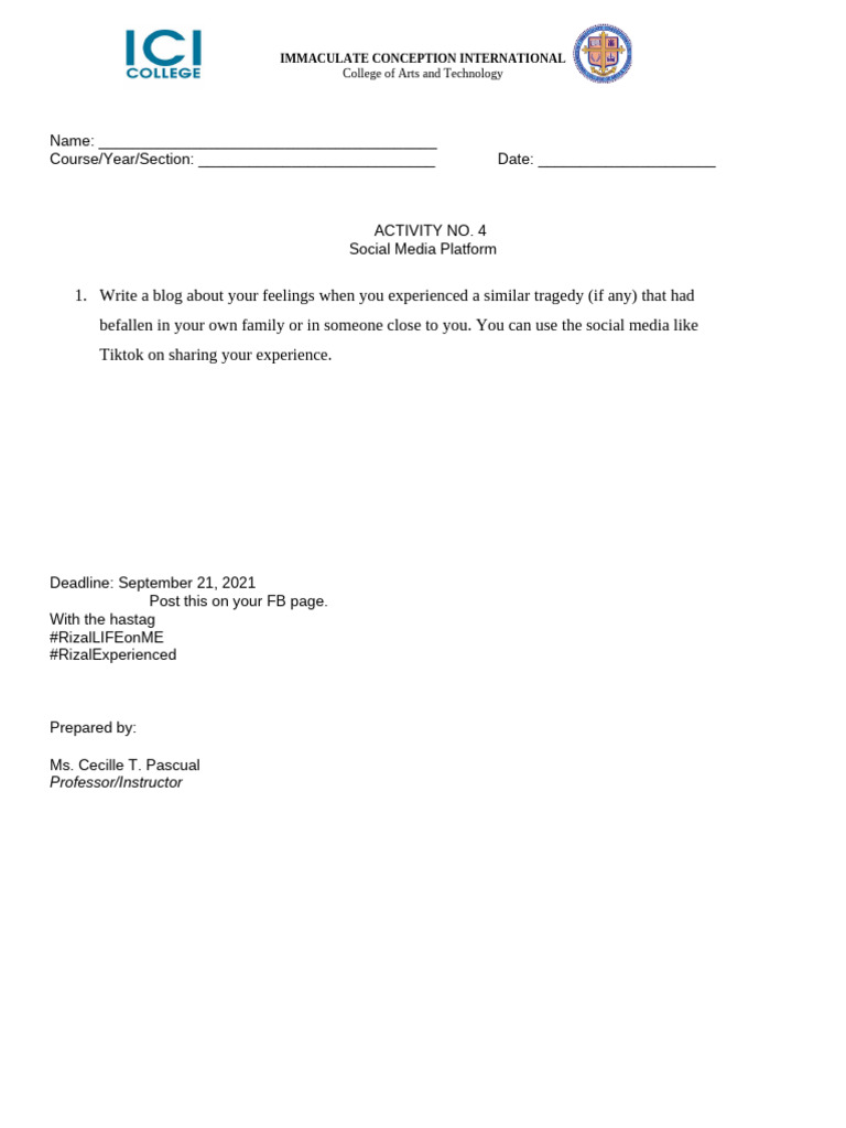 ACTIVITY NO. 4 | PDF