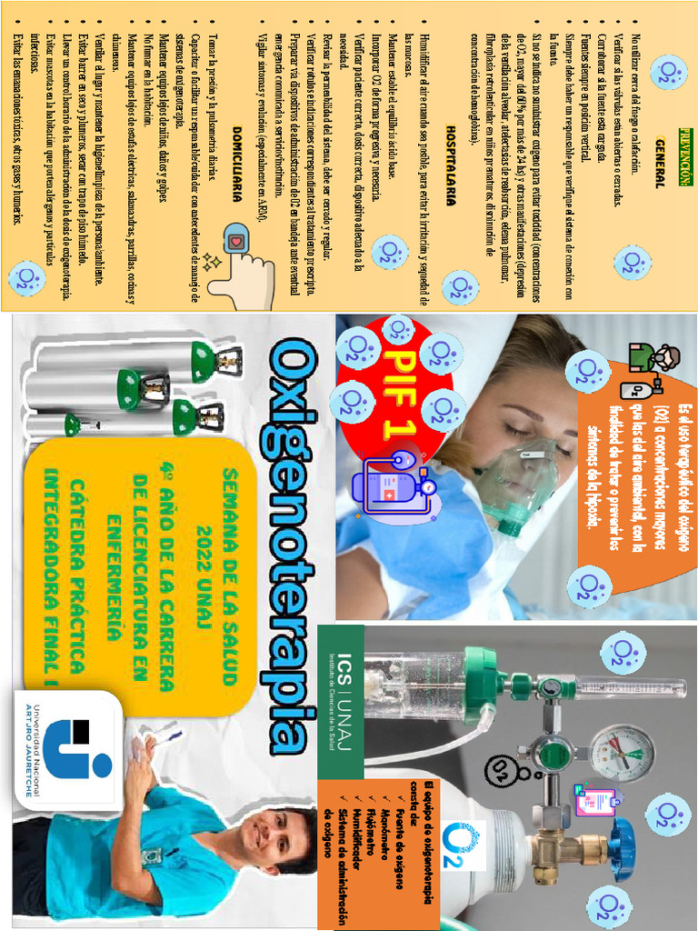 TRIPTICOS OXIGENOTERAPIA (2 TRIPTICOS) | PDF