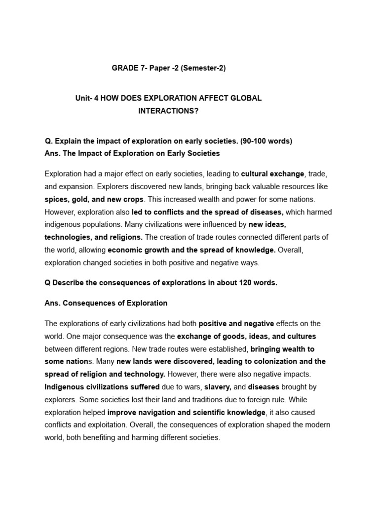 Grade 7 - Paper - 2 Study Material (Sem-2) | PDF | Wind Power | Energy ...