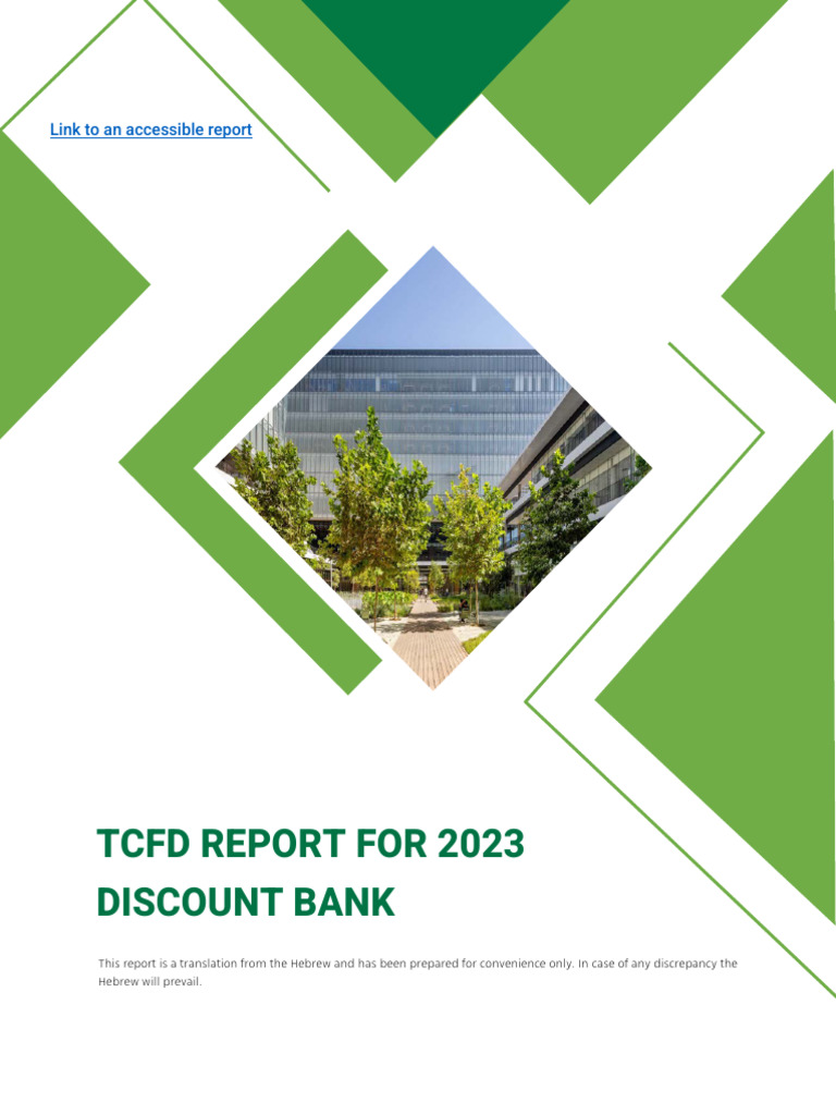 2024 - Israel Discount Bank Limited - TCFD Report - 2023 | PDF ...