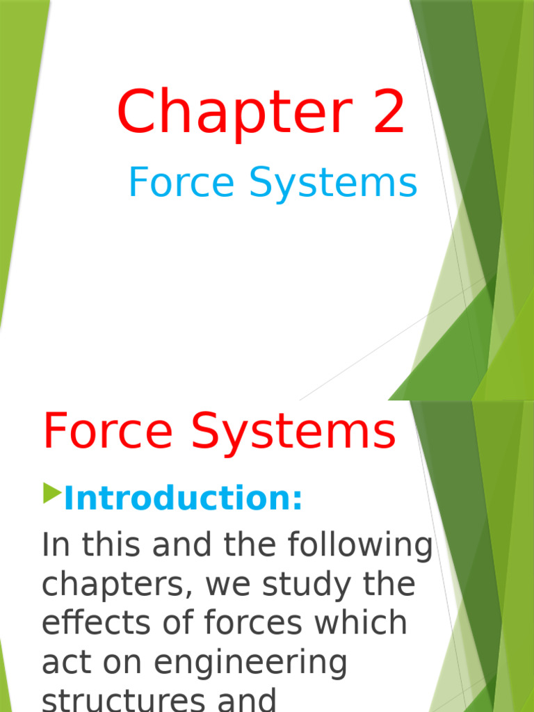Chapter 2-Forces System 2D | PDF | Force | Euclidean Vector