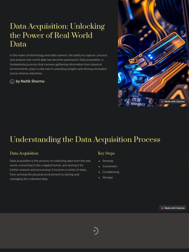 Data Acquisition Unlocking The Power of Real World Data | PDF