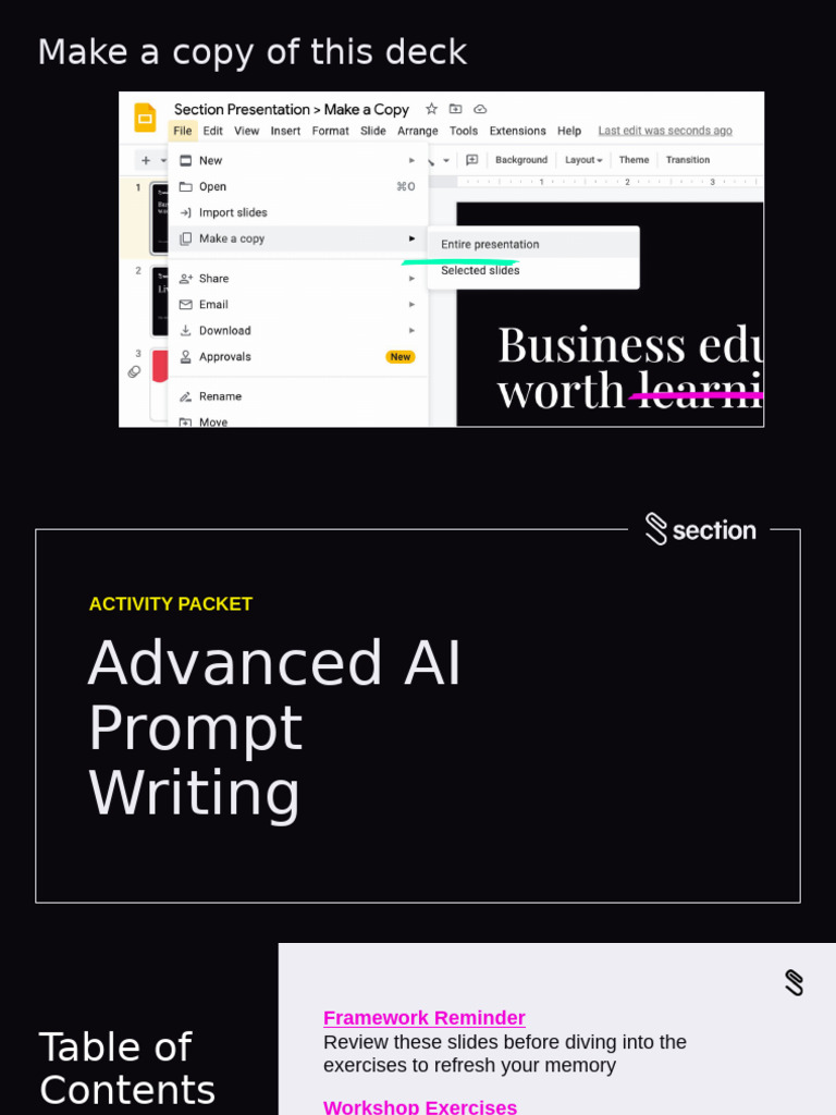 Advanced AI Prompt Writing Workshop | PDF | Information | Computing