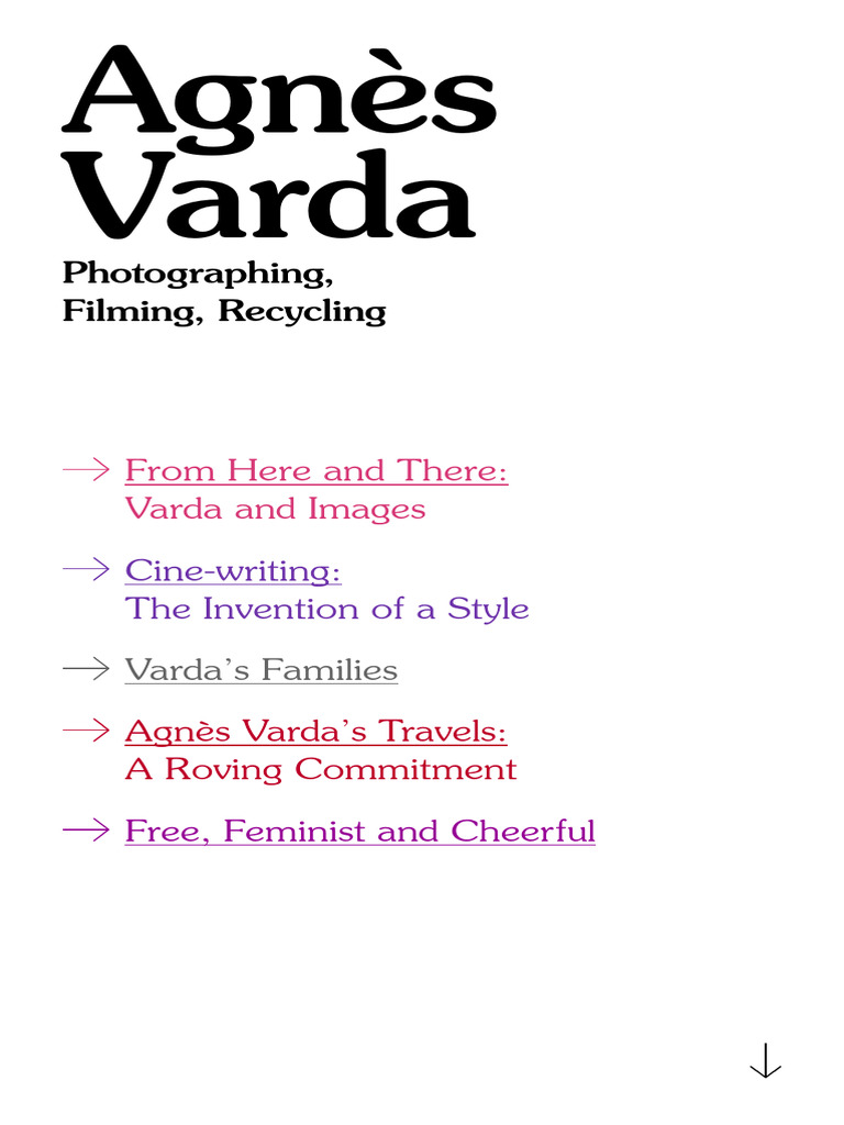 Agnes Varda - Eng - Photographing | PDF