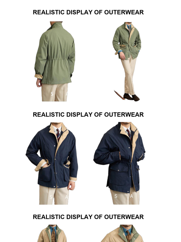 Realistic Outerwear Display Techniques | PDF