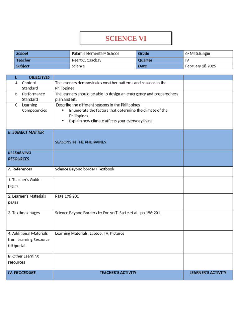 DLP FINAL DEMO | PDF | Monsoon | Rain