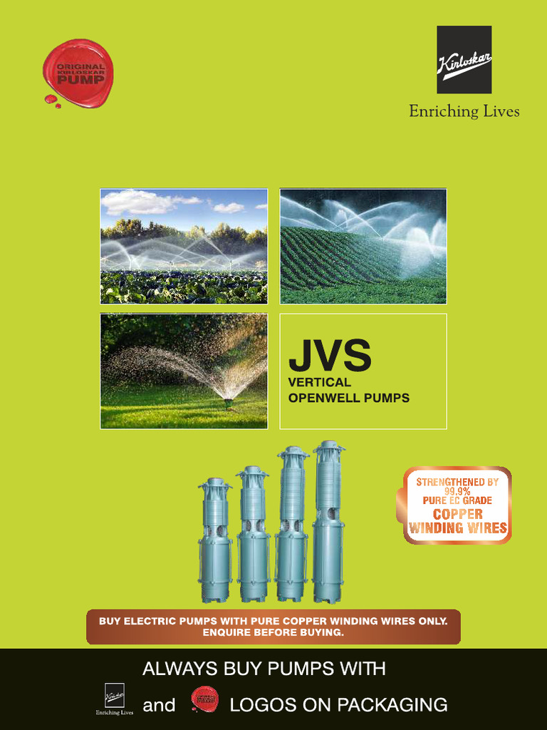 JVS Openwell Submersible Pumps | PDF