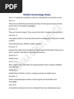 Understanding Compound Numbers in Numerology | PDF | Luck
