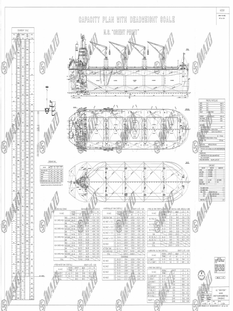 B-03 Capacity Plan With Deadweight Scale;S-k065 | PDF