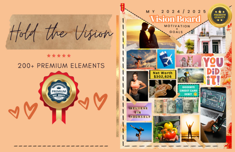 Book Cover Vision Board | PDF