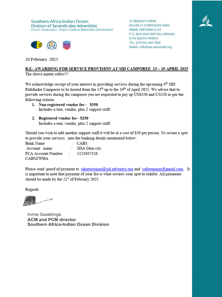 EOI Letter | PDF