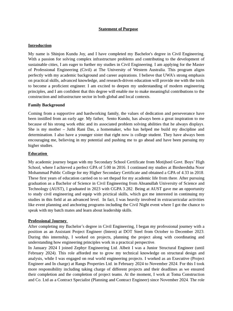 Shinjon Kundu Joy Report | PDF | Cost Of Living | Engineering