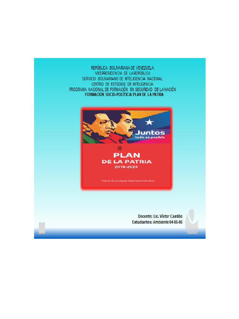Final Plan de La Patria | PDF