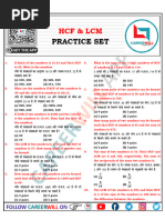 LCM & HCF Practice Questions | PDF