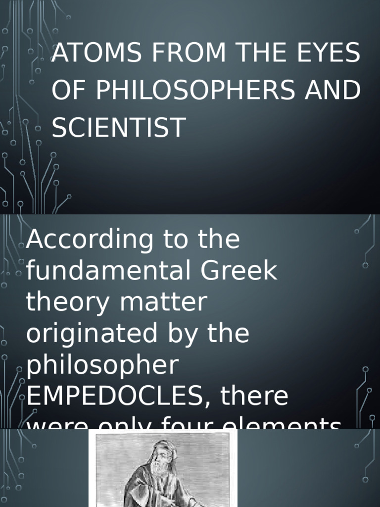 Aristotle and the Atom Debate | PDF | Atoms | Matter