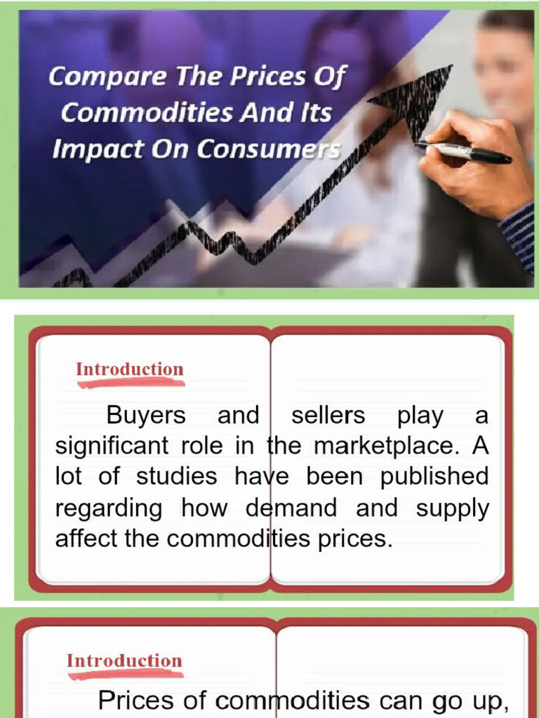 Price of Commodities | PDF