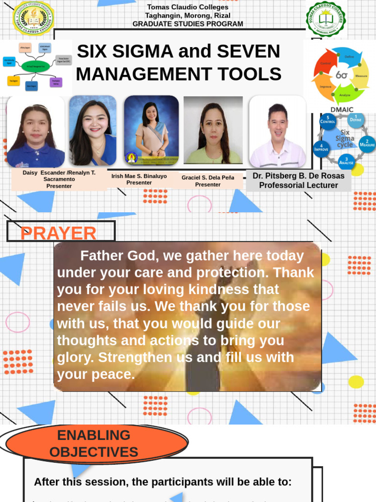 Dela Pena, Graciel S.-Six Sigma and Seven Management Tools | PDF | Six Sigma