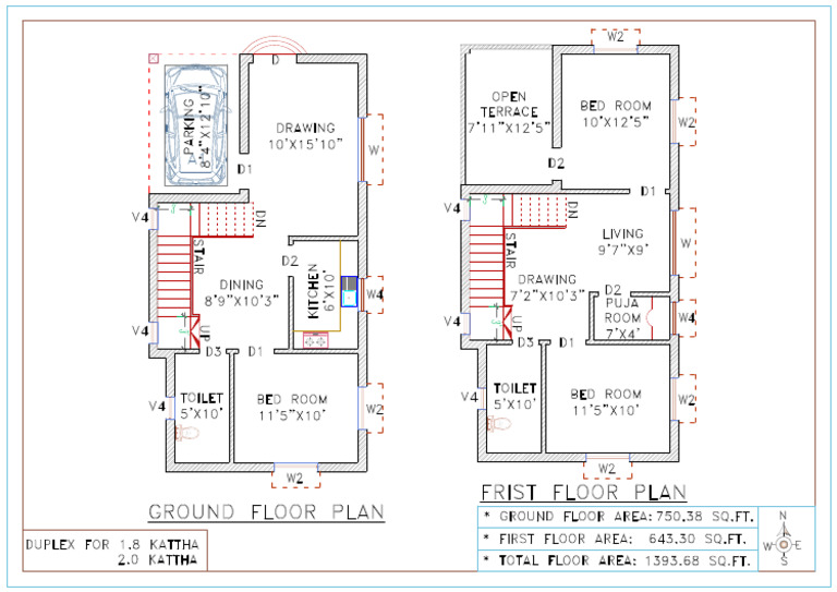 Duplex Plan - Type-02 | PDF