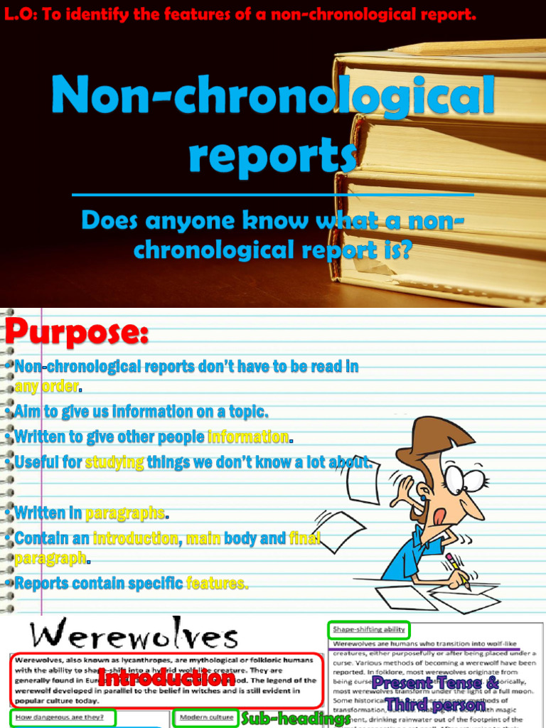 (400809) Features of A Non Chronological Report 1 | PDF