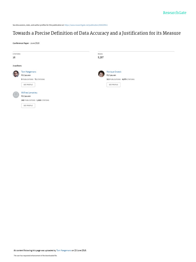 Haegemansetal Accuracy | PDF | Level Of Measurement | Accuracy And Precision