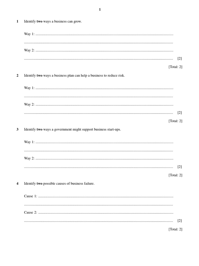 CH 3 Enterprise, Business Growth and Size | PDF | Startup Company ...