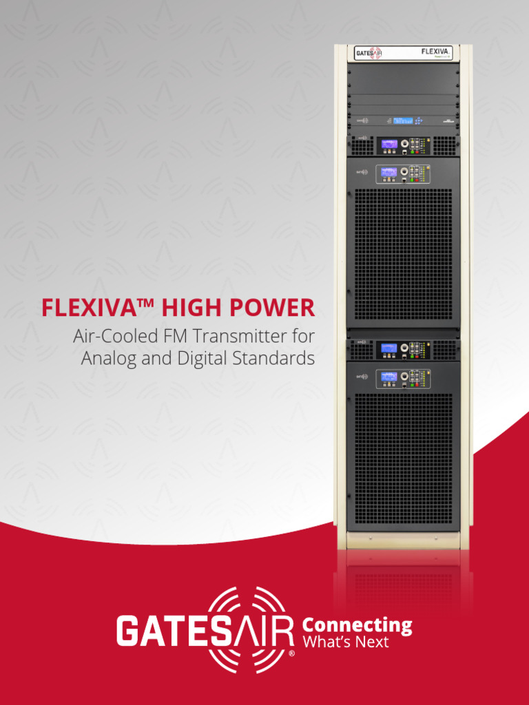 Flexiva High Power FM Transmitter Solutions | PDF | Frequency ...