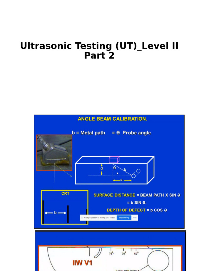 Ultrasonic Testing Level II Guide | PDF