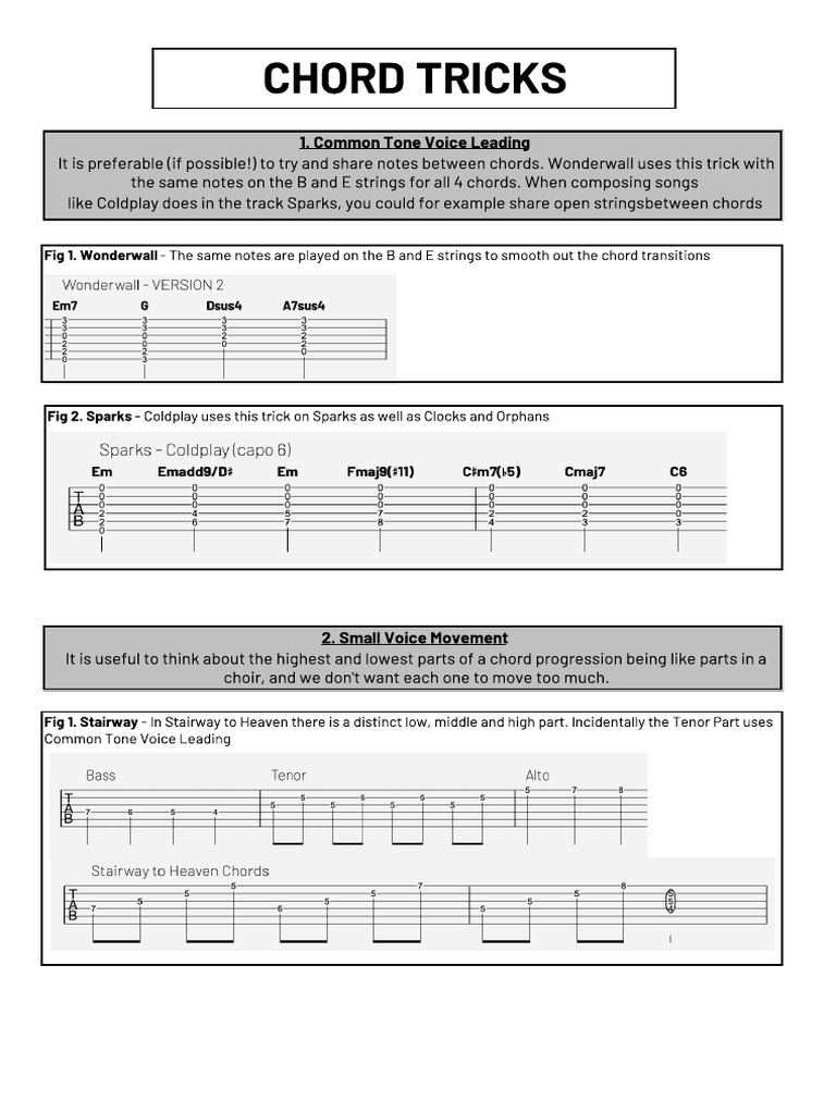 Chord Construction 1 | PDF