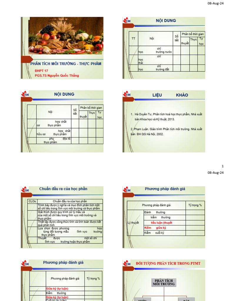 Phan Tich Moi Truong | PDF