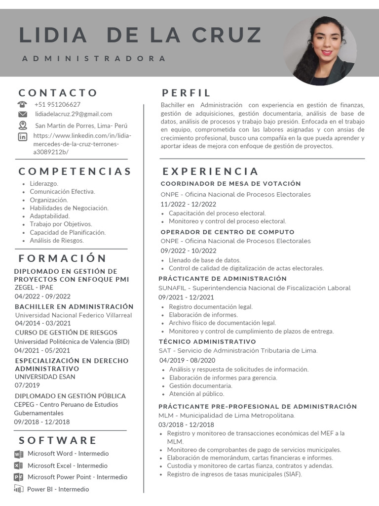 CV_Lidia_de_la_Cruz_2023 (1) | PDF | Business