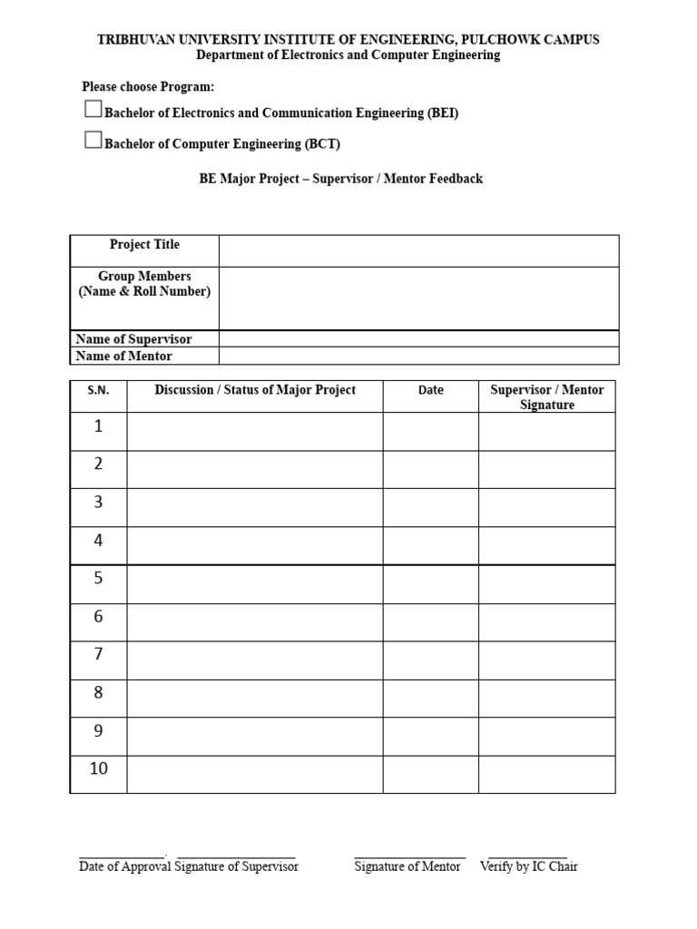 Consultation Form 1 | PDF
