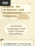 Characteristics and Features of Academic Text | PDF | Subject (Grammar ...