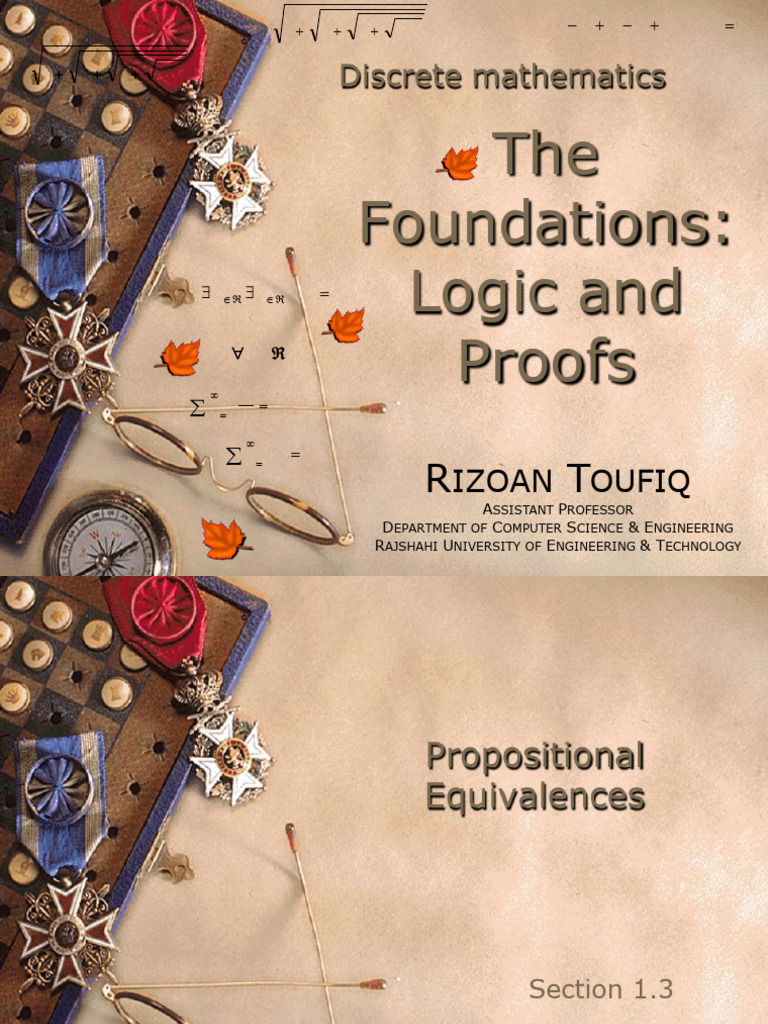 Lecture-02_student | PDF | Contradiction | Logic