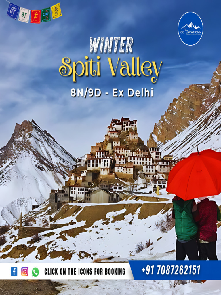 Govacationn Winter Spiti Itinerary | PDF